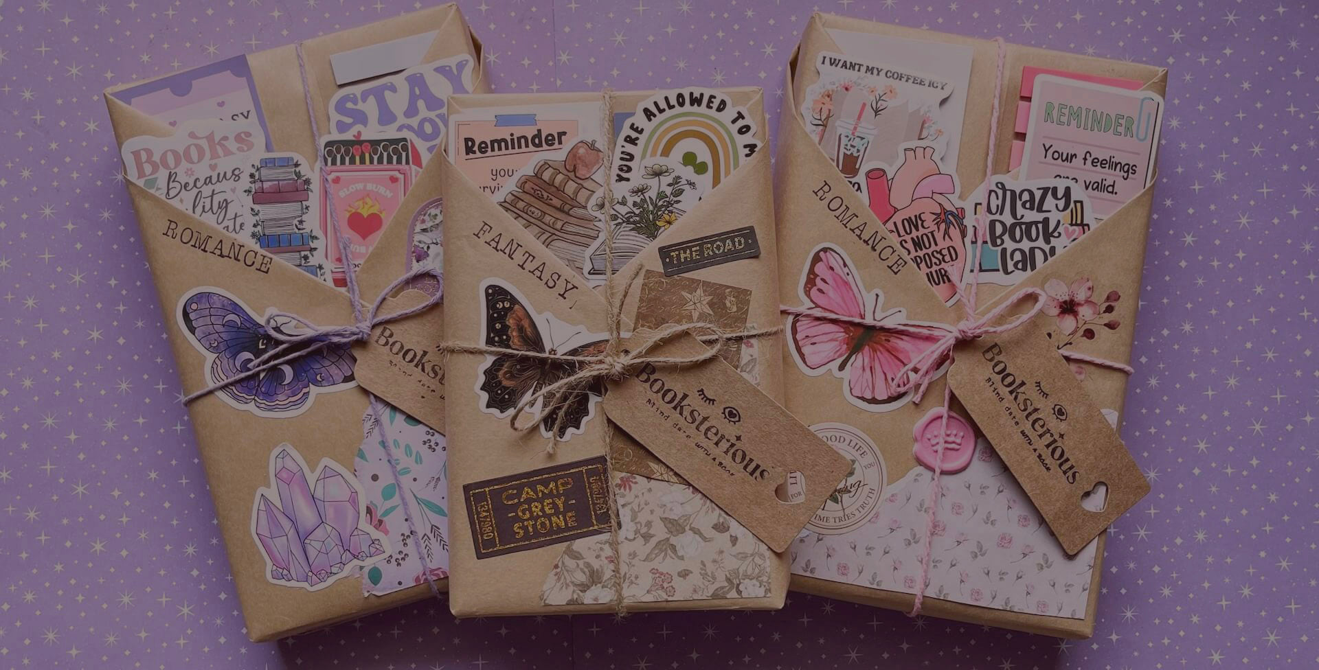 Box livre mystère et accessoires lecture | Booksterious